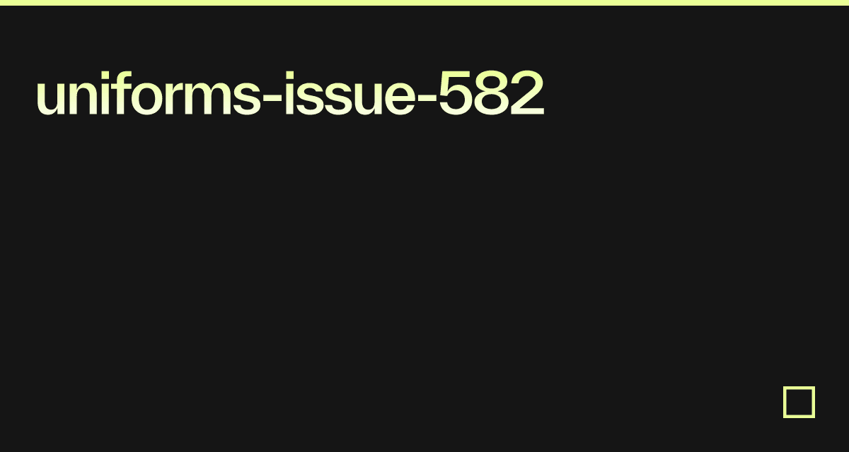 uniforms-issue-582 - Codesandbox