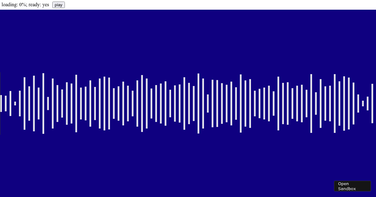 waveform (forked) - Codesandbox