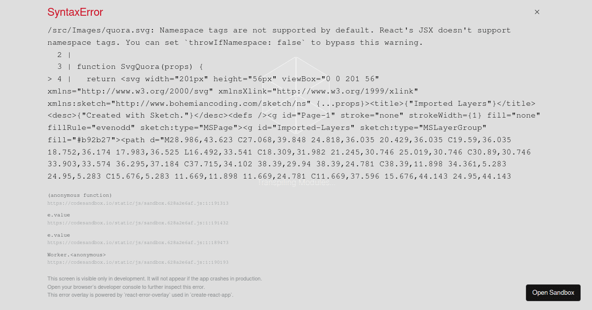 Frontend Codesandbox