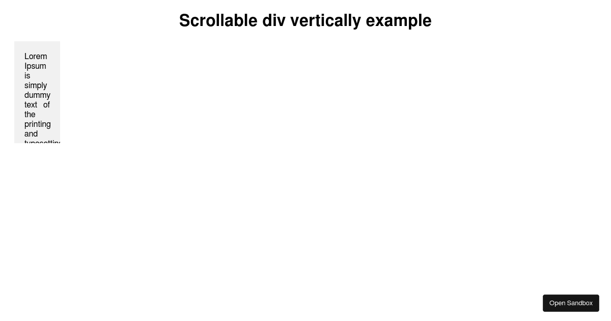 react-vertically-scrollable-div (forked) - Codesandbox react-vertically-scrollable-div (forked) - Codesandbox