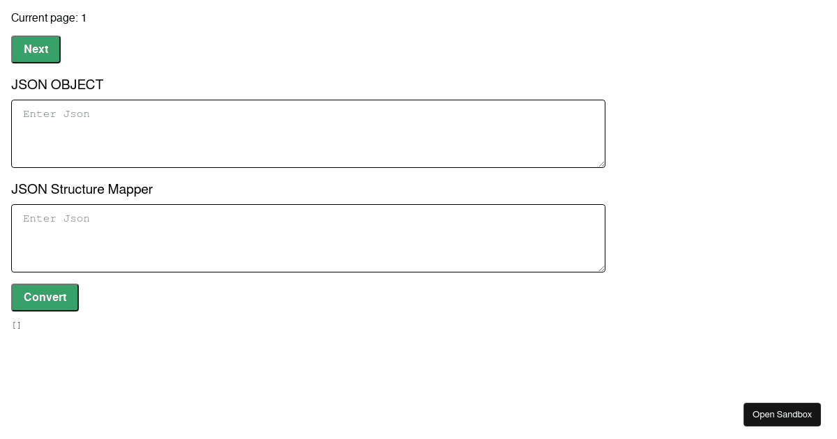 react-ts-json-structure - Codesandbox