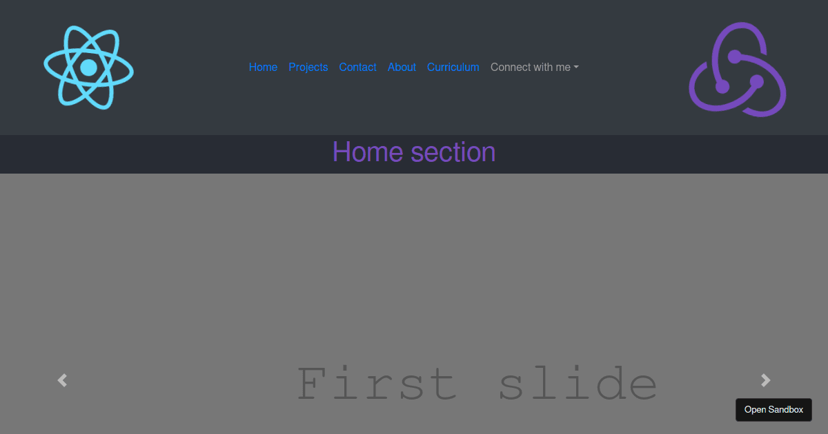Portfolio Web Full Responsive Reactstrap Bootstrap Codesandbox