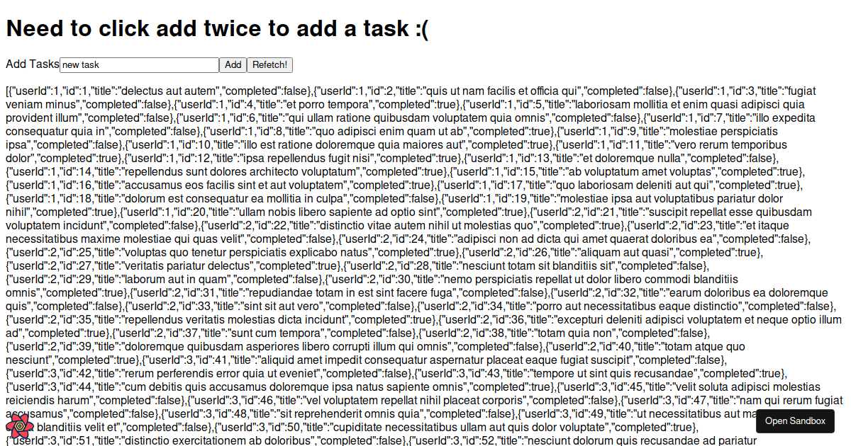 queryclient.setQueryData-no-re-render - Codesandbox