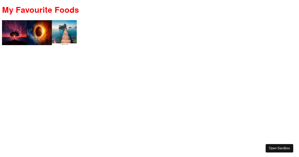 Jsx Attributes And Styling Codesandbox