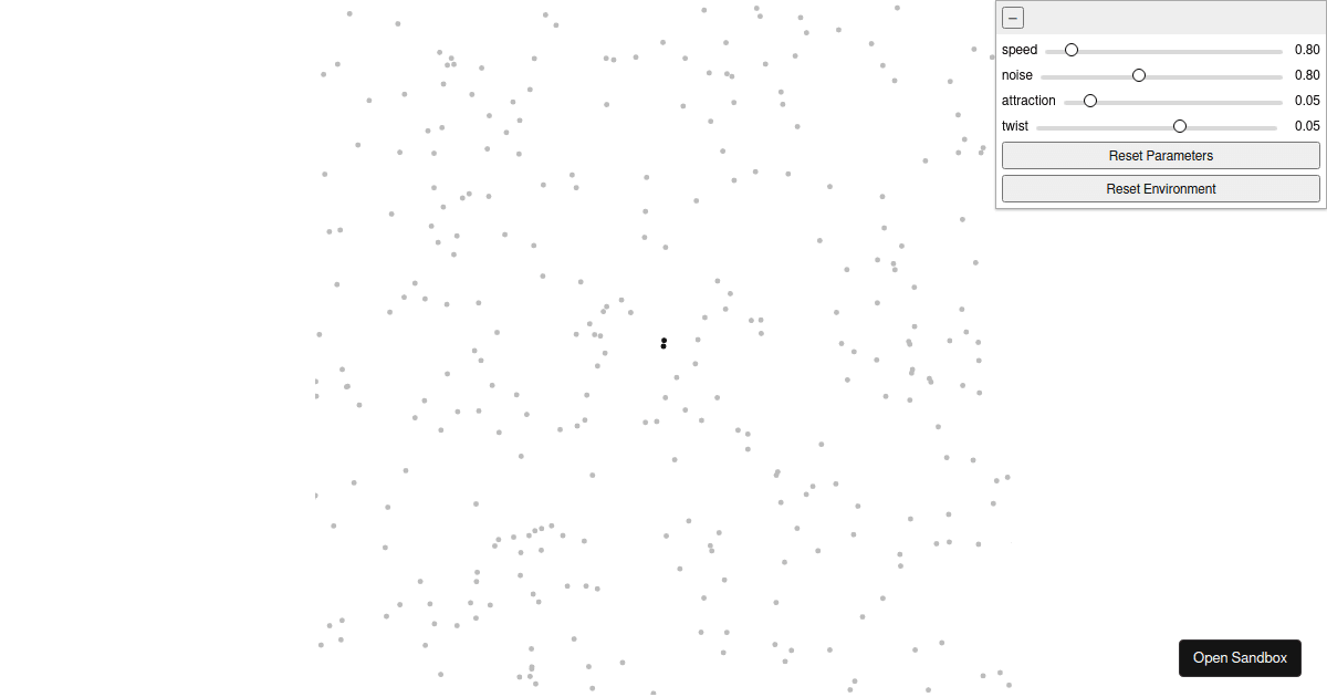Diffusion Limited Aggregation - Codesandbox