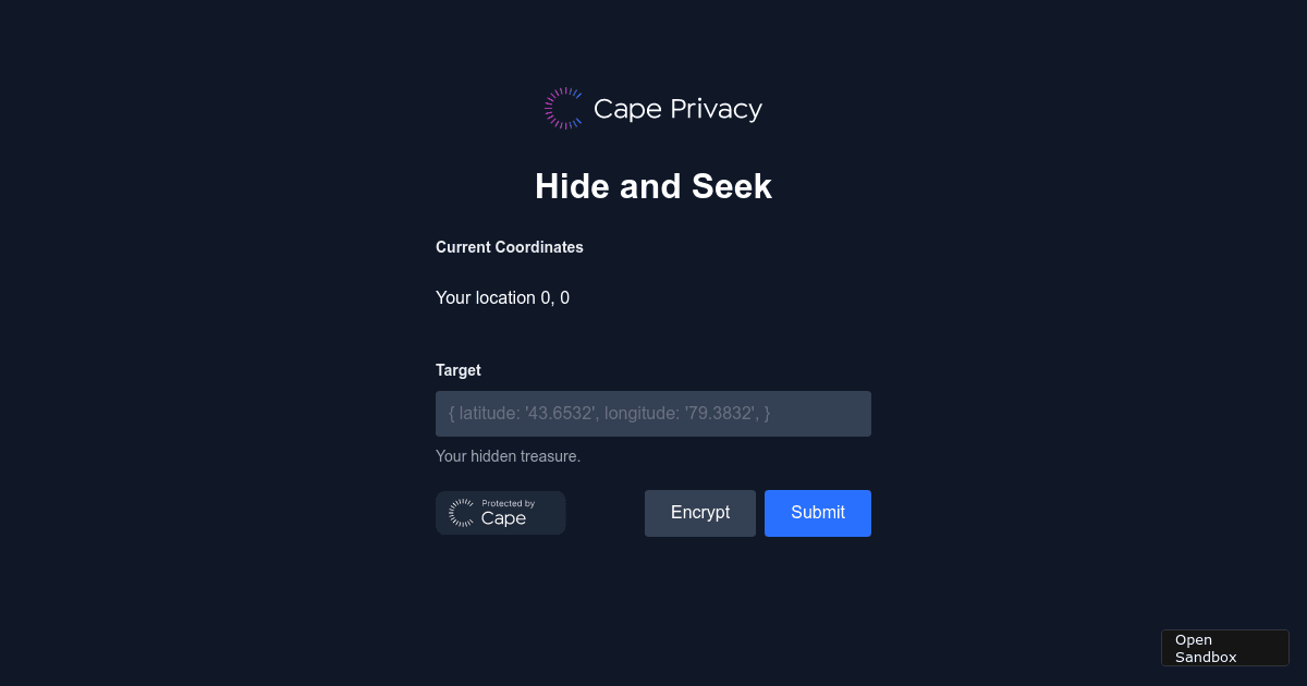 hide-and-seek - Codesandbox