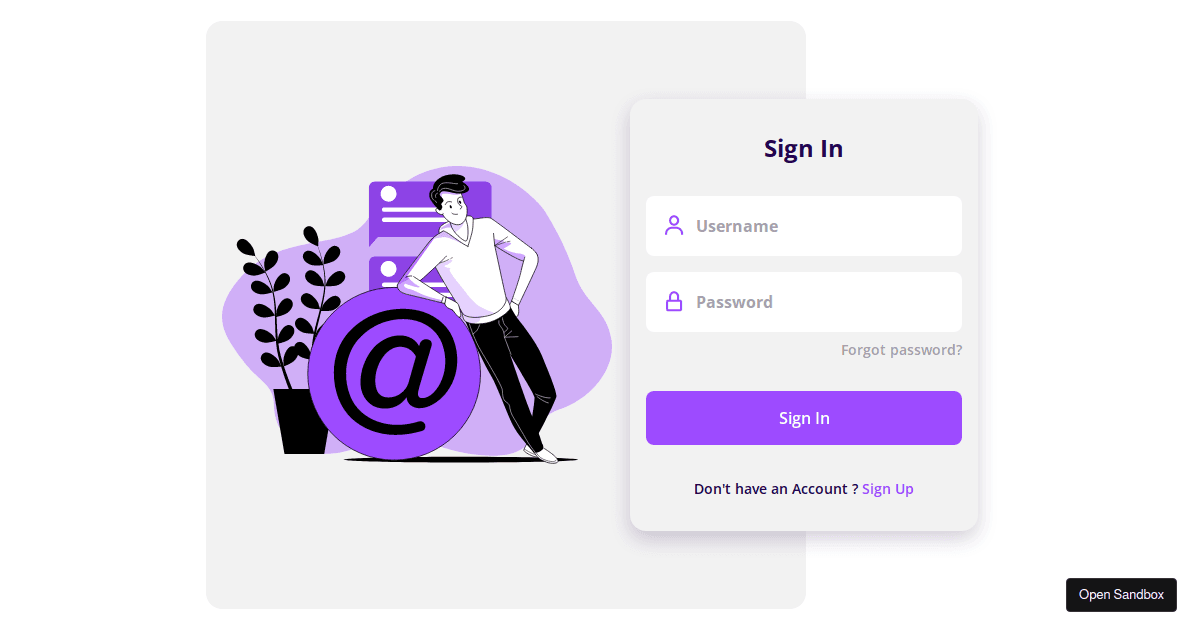 bedimcode/responsive-login-signin-signup - Codesandbox