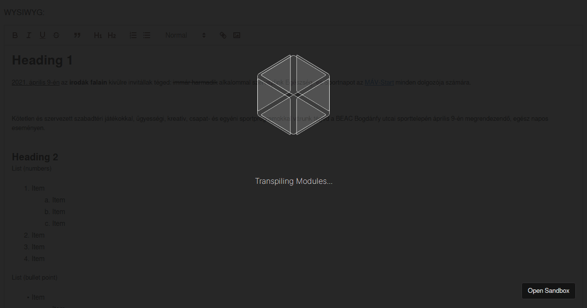 rich-text-quill (forked) - Codesandbox