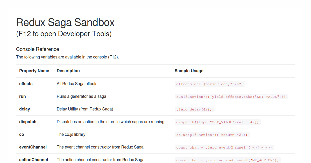 generator-sandbox - Codesandbox