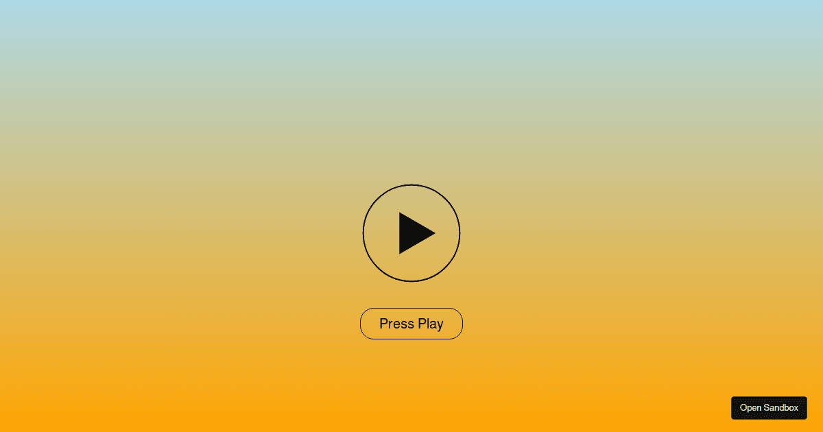 react-play-animation - Codesandbox
