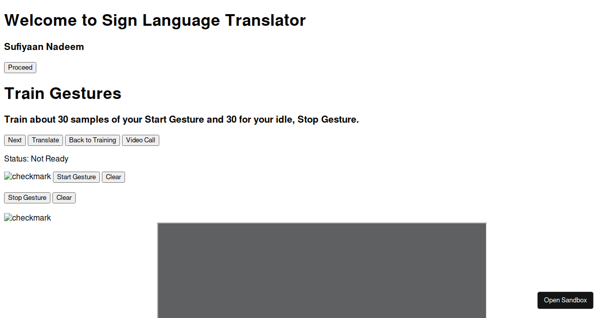 sign-language-translator - Codesandbox