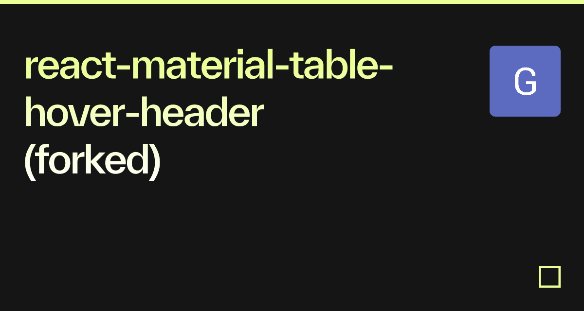 react-material-table-hover-header (forked) - Codesandbox react-material-table-hover-header (forked) - Codesandbox