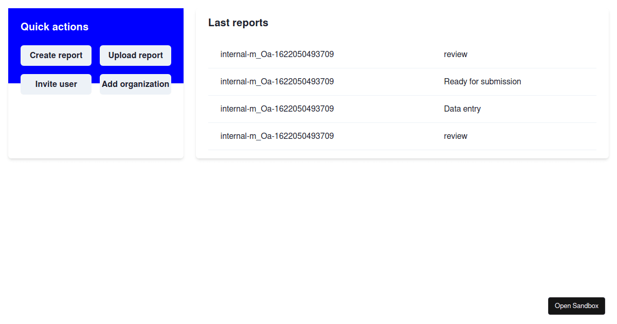permissions form - Codesandbox