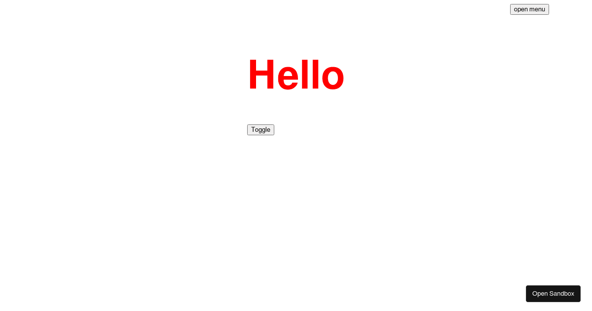 React Spring Redux Codesandbox