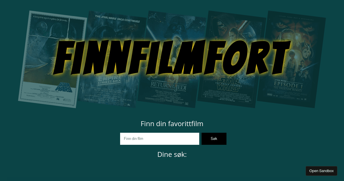api-oppgave-2021 - Codesandbox
