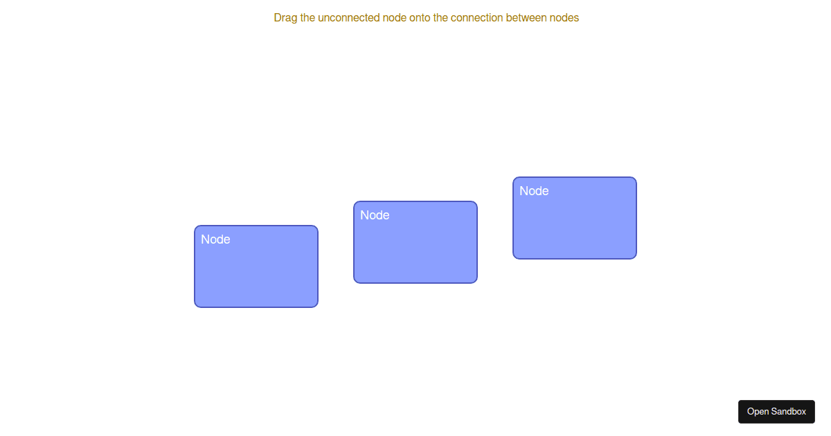 Rete.js v2 insert node between nodes (forked) - Codesandbox Rete.js v2 insert node between nodes (forked) - Codesandbox