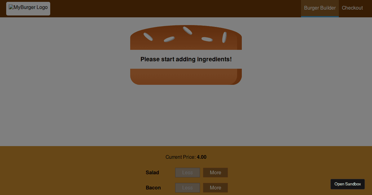 burger - Codesandbox