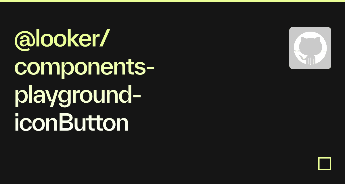 @looker/components-playground-iconButton - Codesandbox