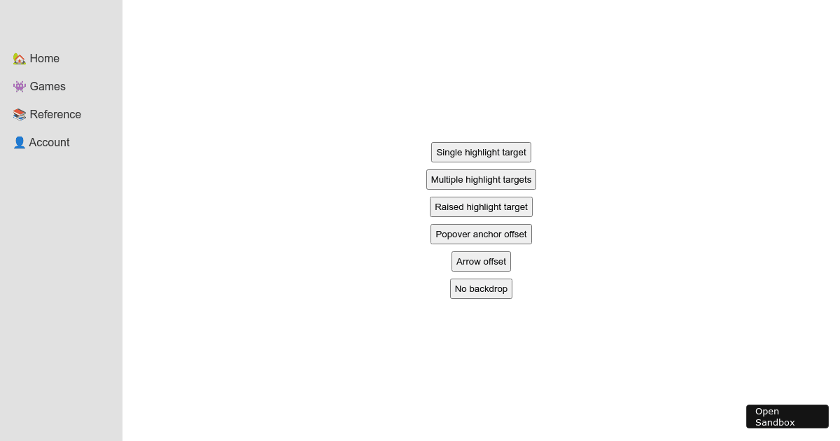 react-tour-callout - Codesandbox