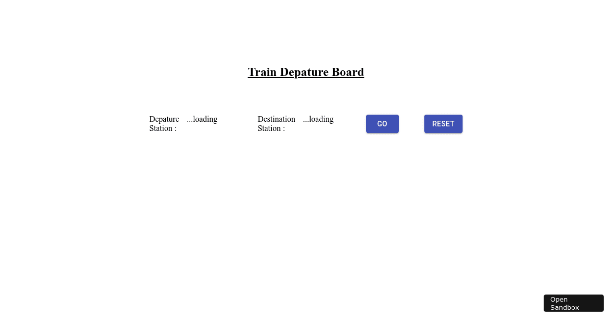 train-depature-board - Codesandbox