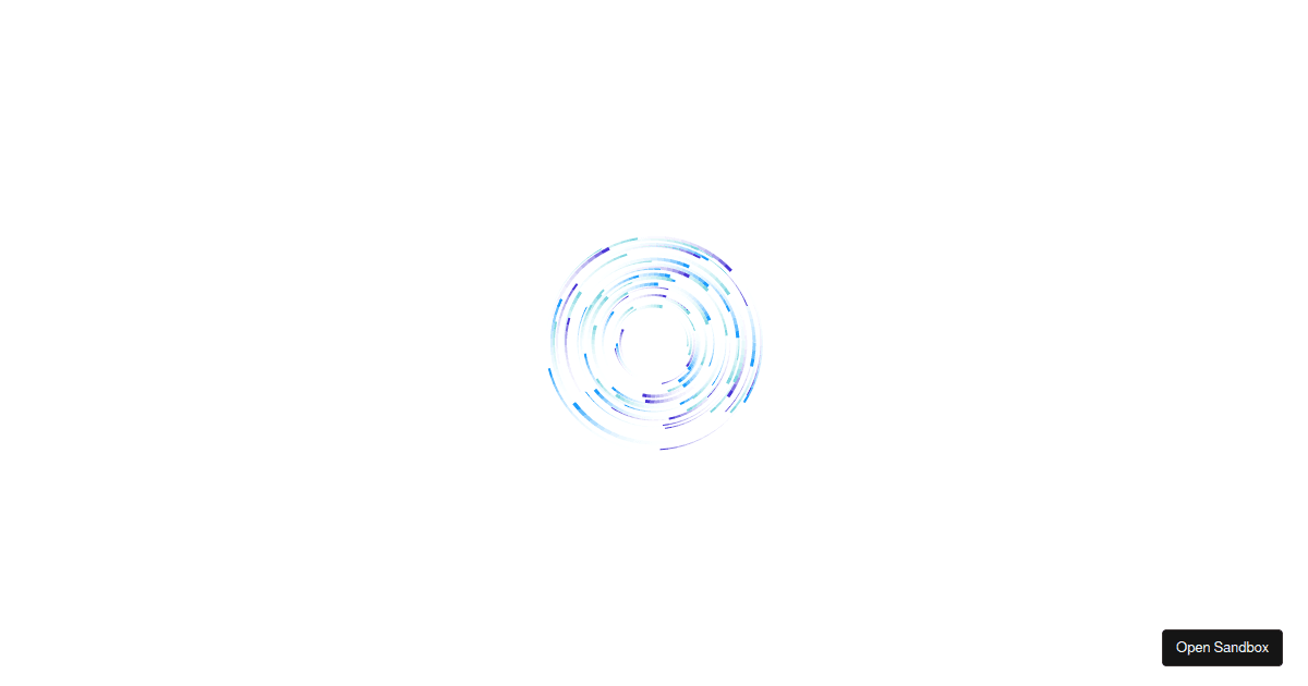 canvas - circle motion - Codesandbox