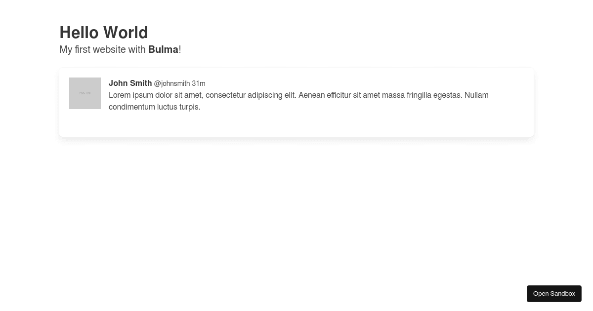 Eatamins bulma - Codesandbox