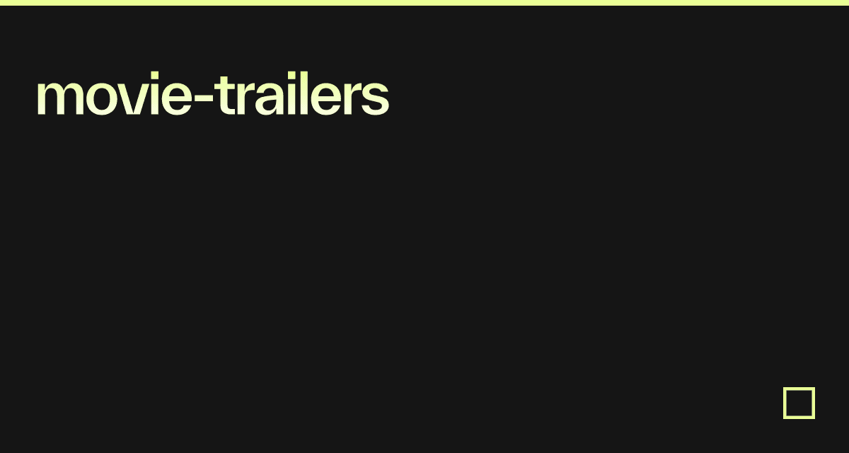 movie-trailers - Codesandbox