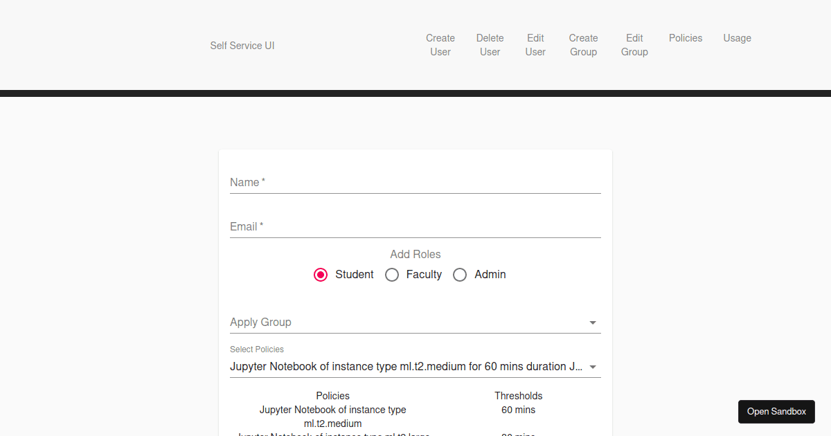 React Responsive Navigation Codesandbox