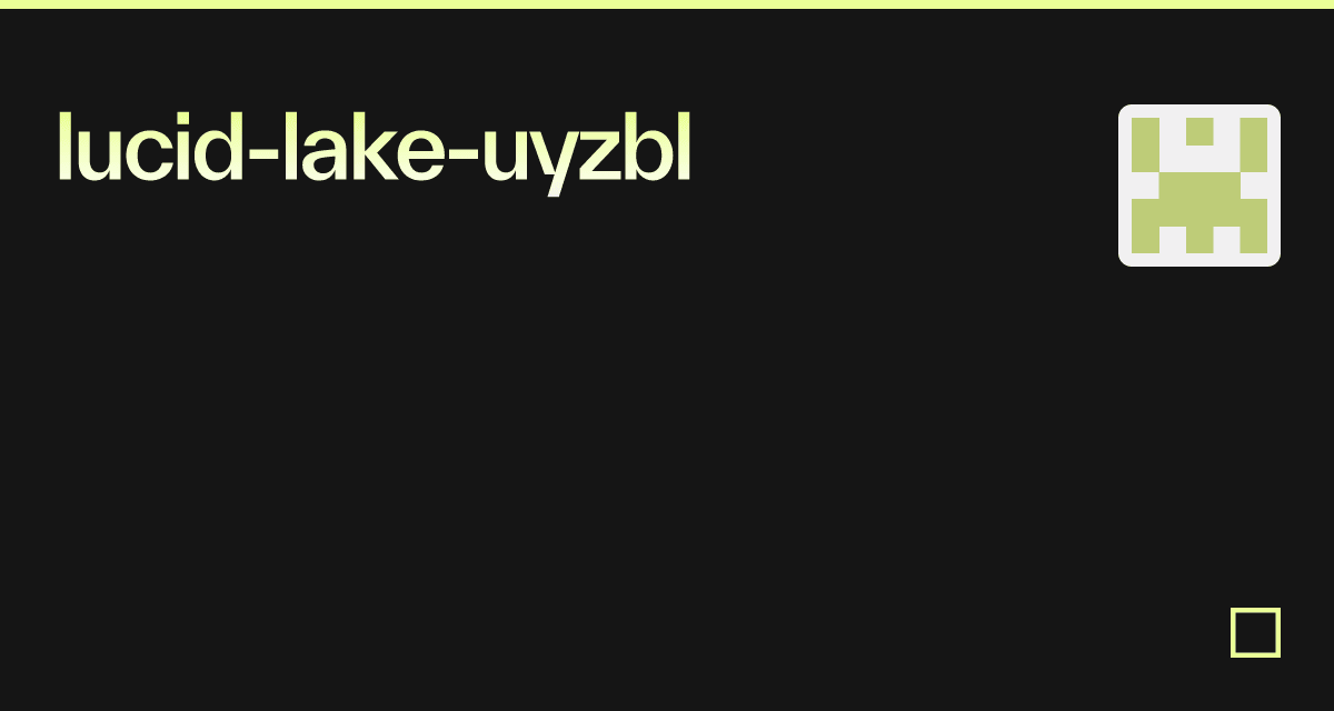 lucid-lake-uyzbl - Codesandbox