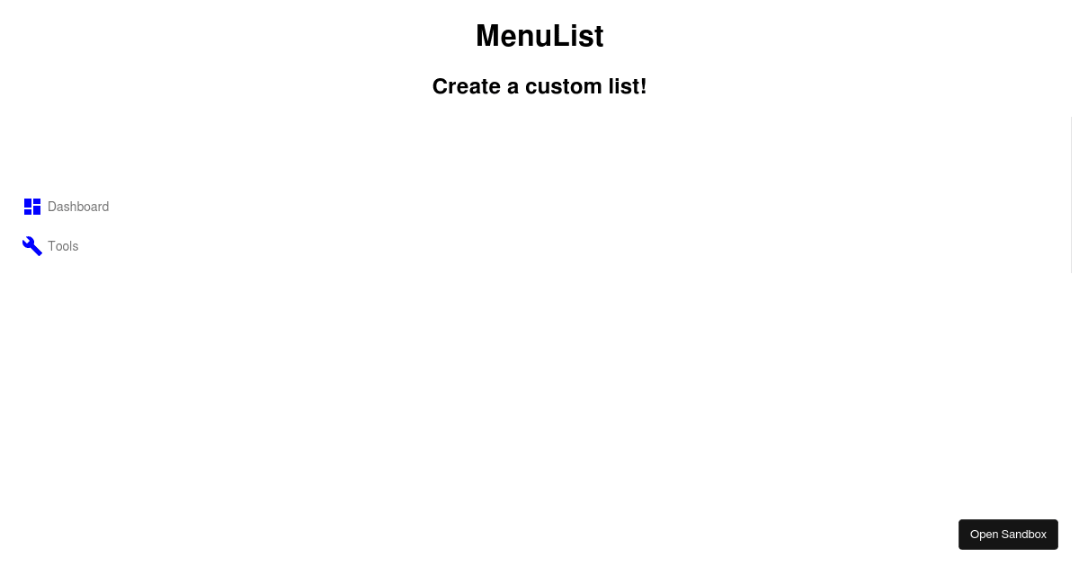 uno-material-ui/MenuList - Codesandbox