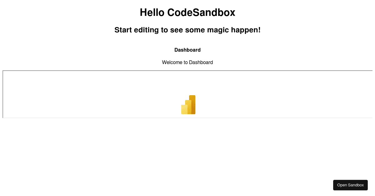 powerbi-react - Codesandbox