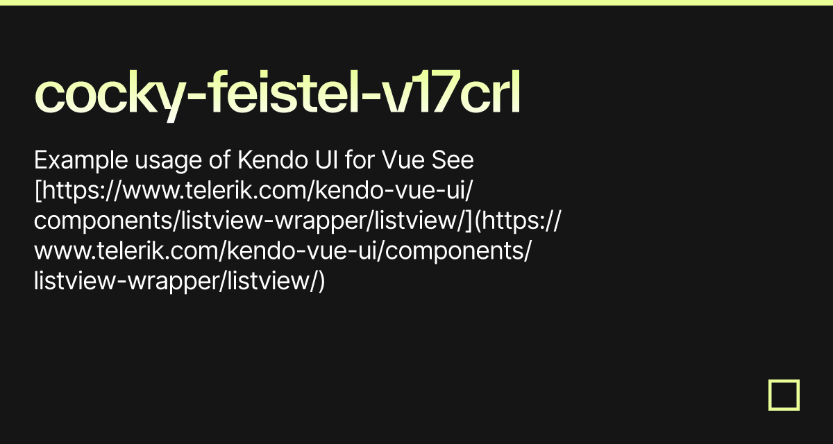 cocky-feistel-v17crl - Codesandbox