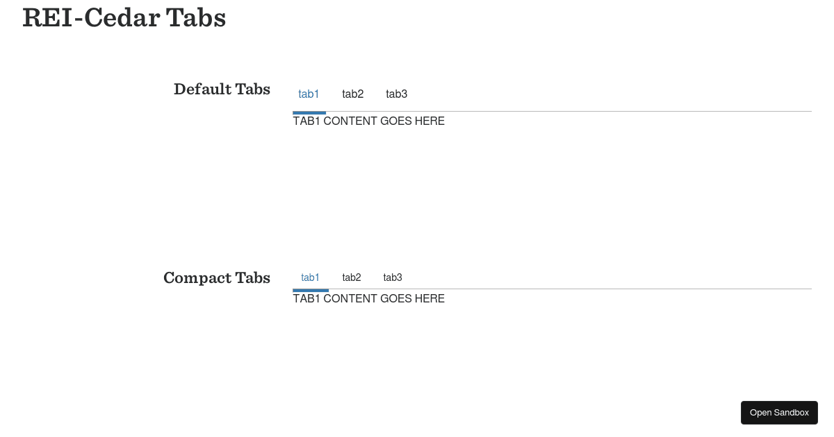 cdr-tabs - Codesandbox