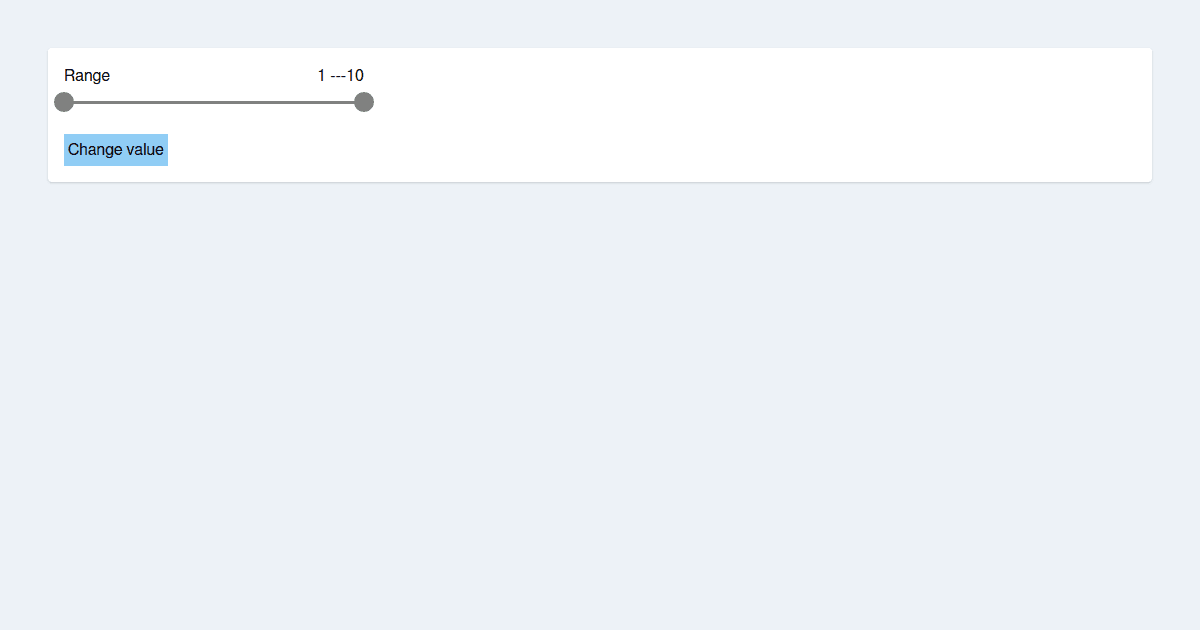 React Aria - useSlider - Codesandbox