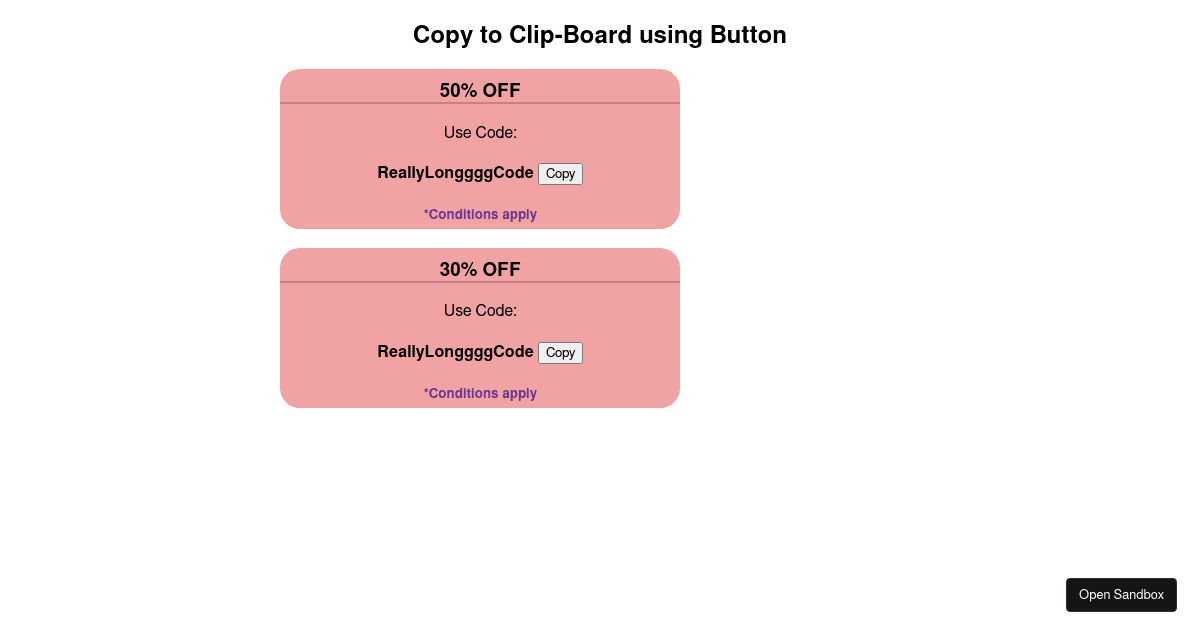 clipboard-example - Codesandbox