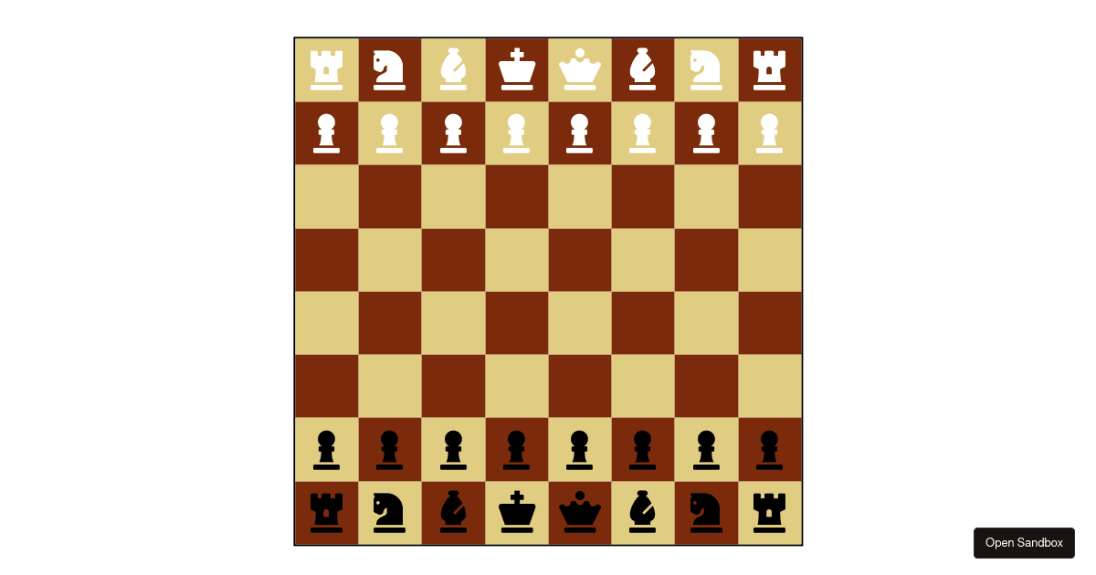 Chess Game - Codesandbox