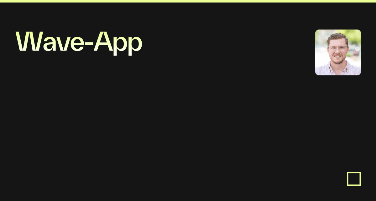 Wave-App - Codesandbox