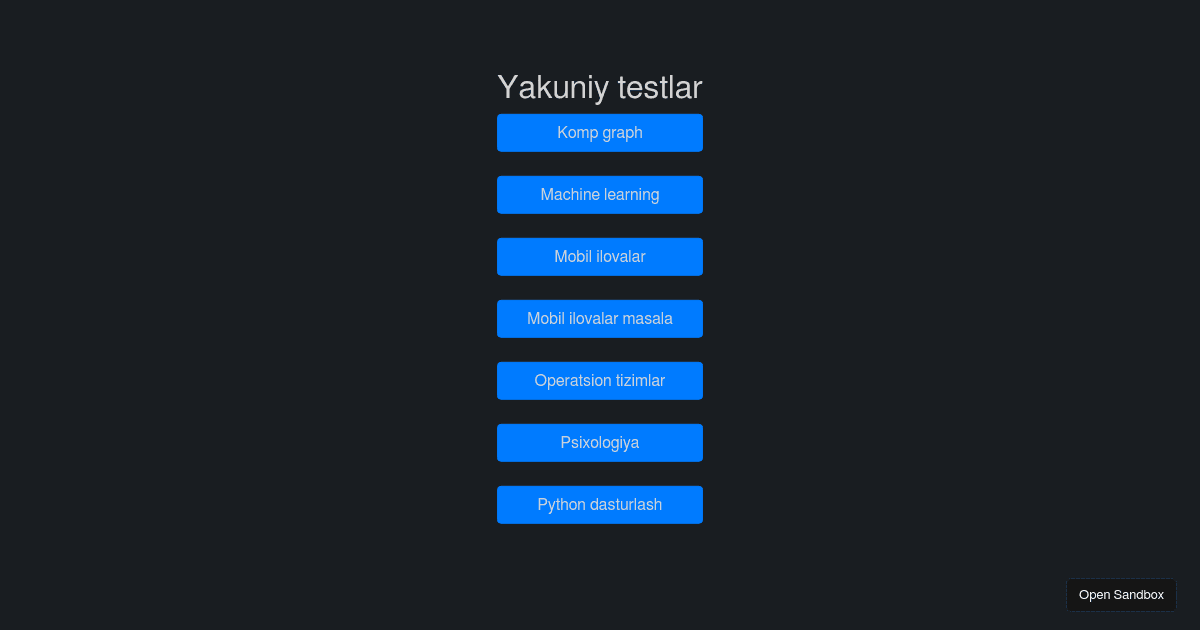2023-06-exam - Codesandbox