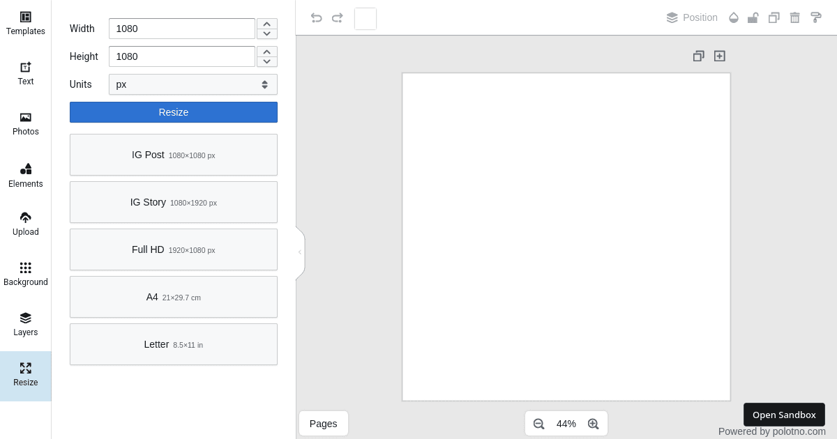 polotno-resize-panel - Codesandbox