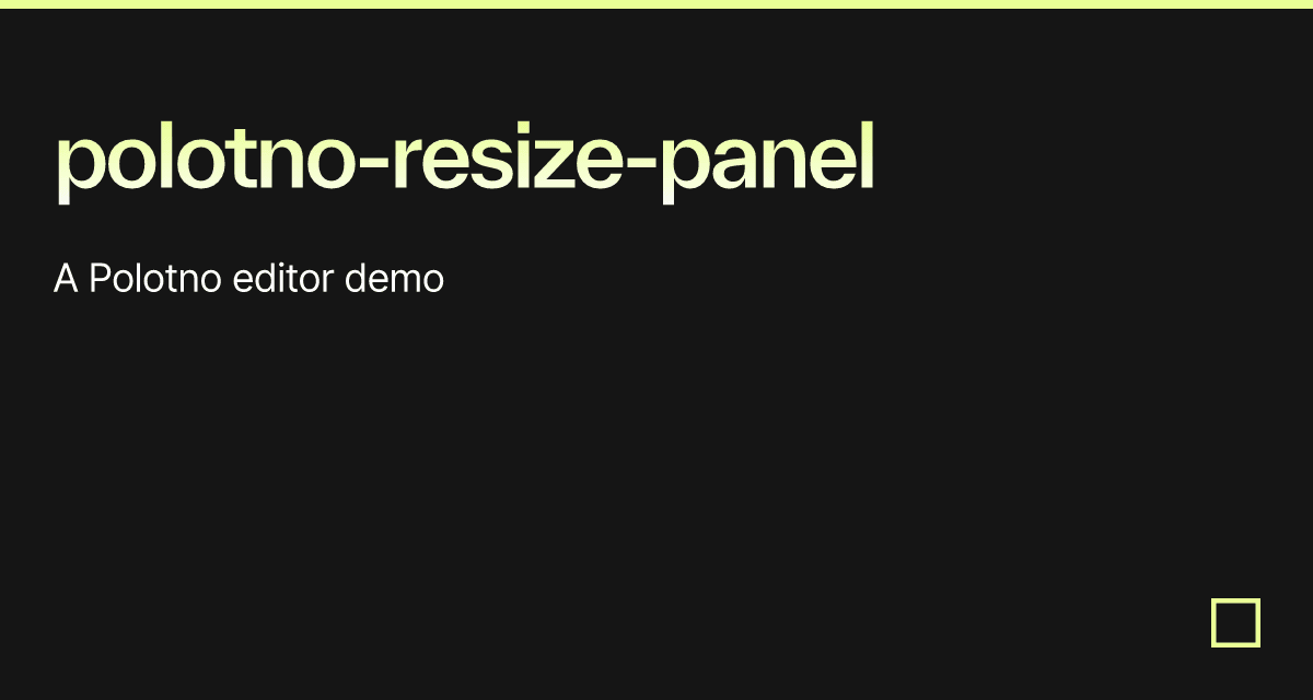 polotno-resize-panel - Codesandbox