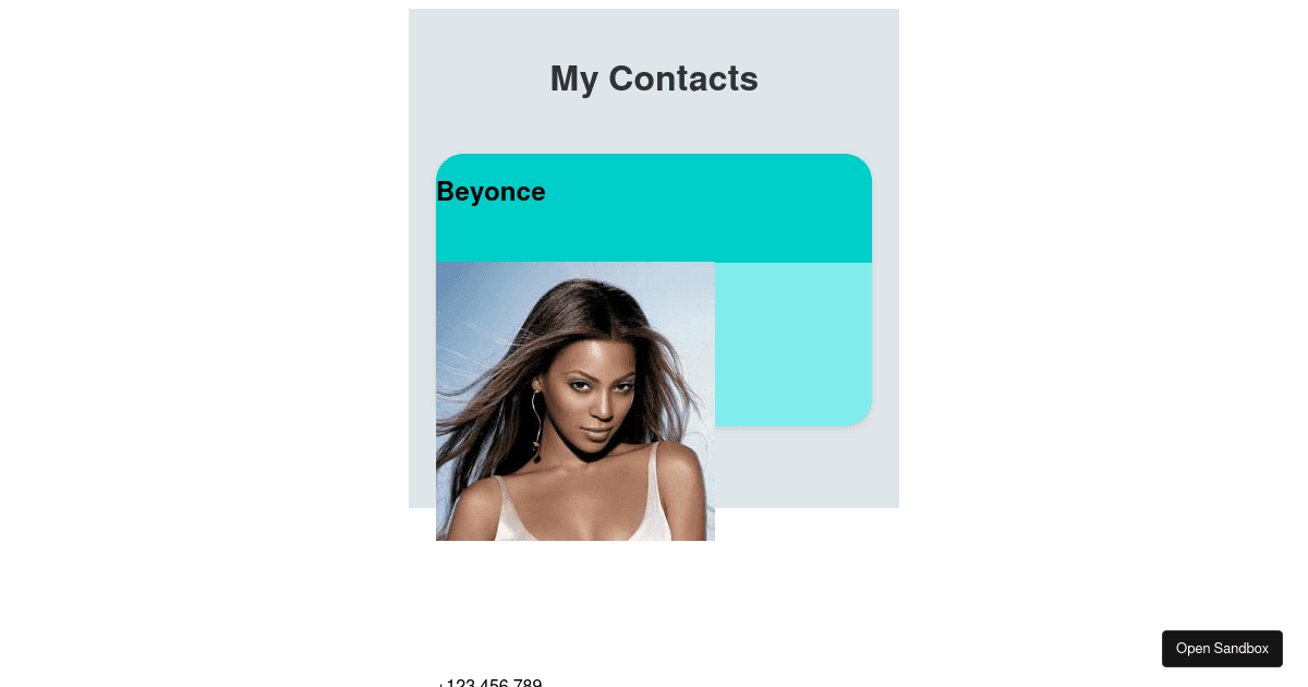 React Props Practice (forked) - Codesandbox