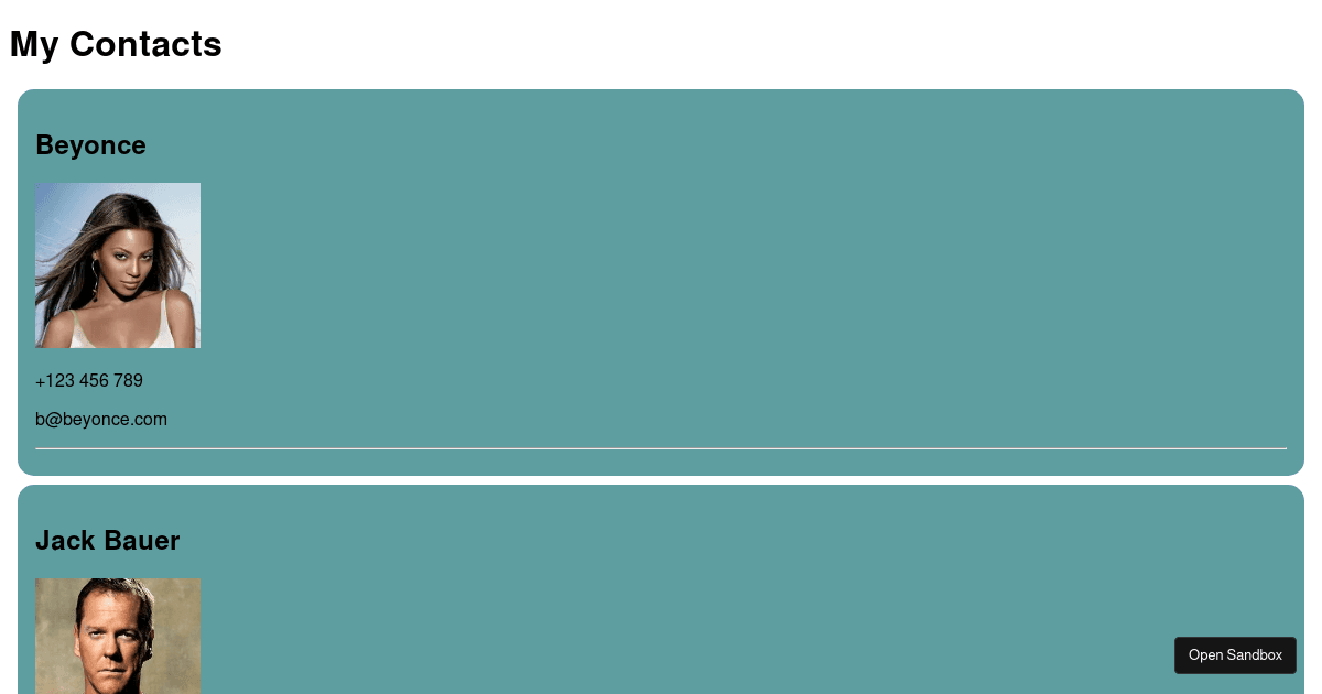 react-props - Codesandbox