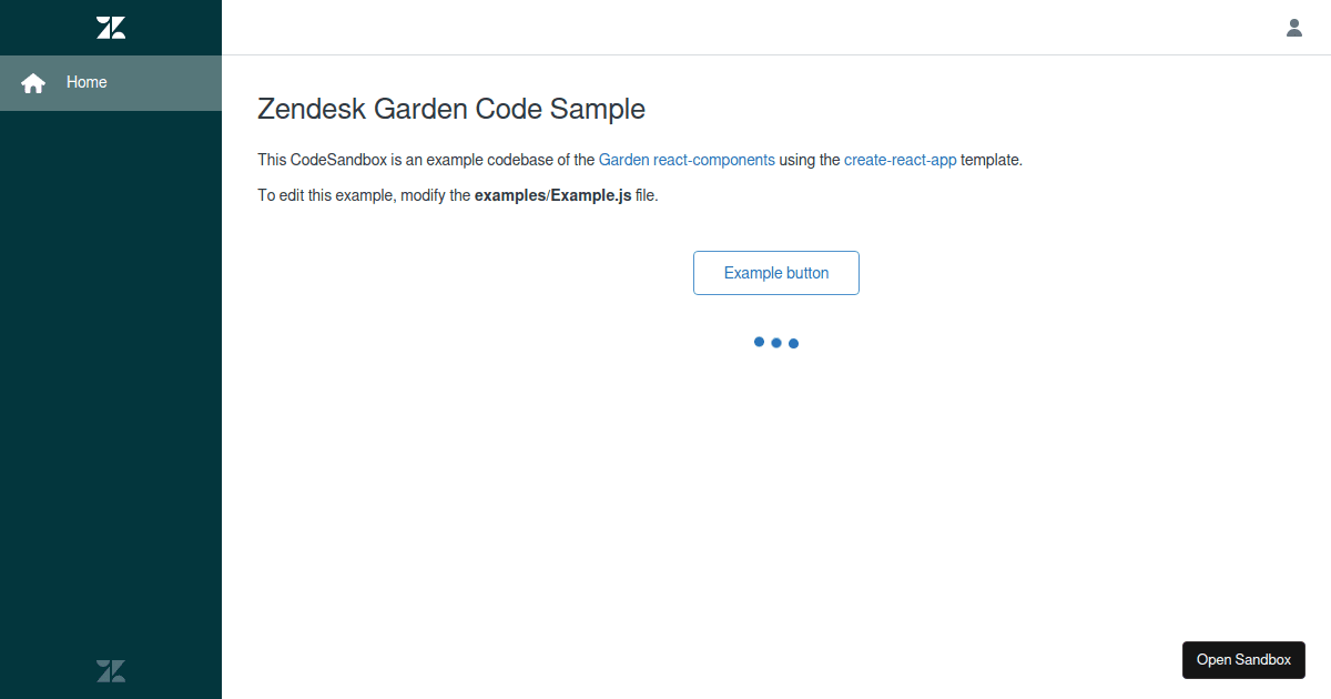 Garden Create-React-App - Codesandbox