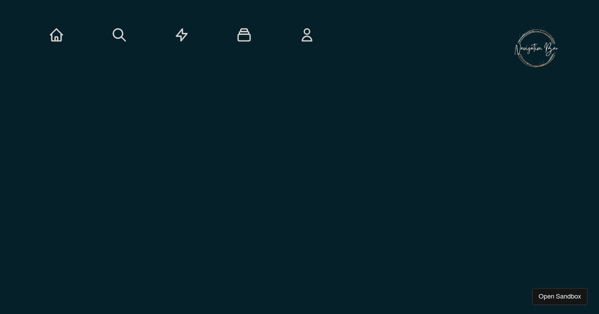 Navbar - Codesandbox