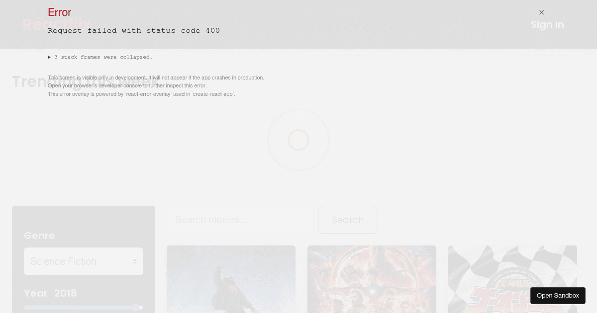 react-flix - Codesandbox