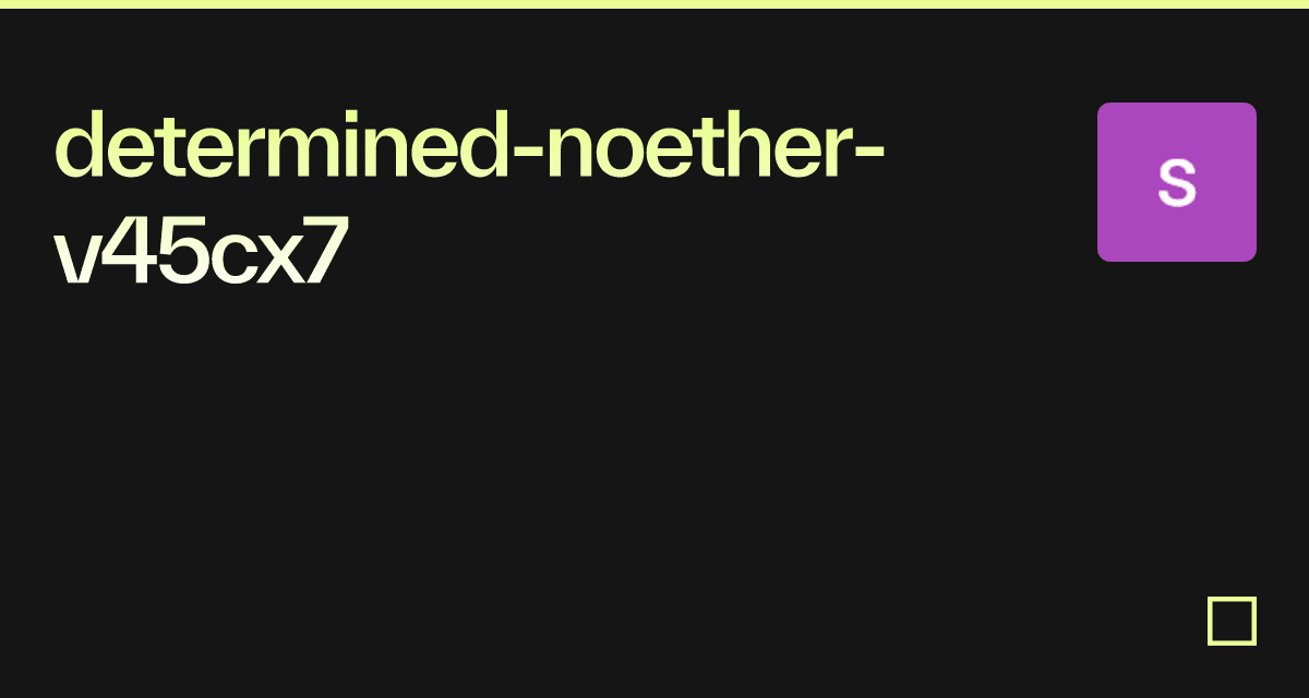 determined-noether-v45cx7 - Codesandbox