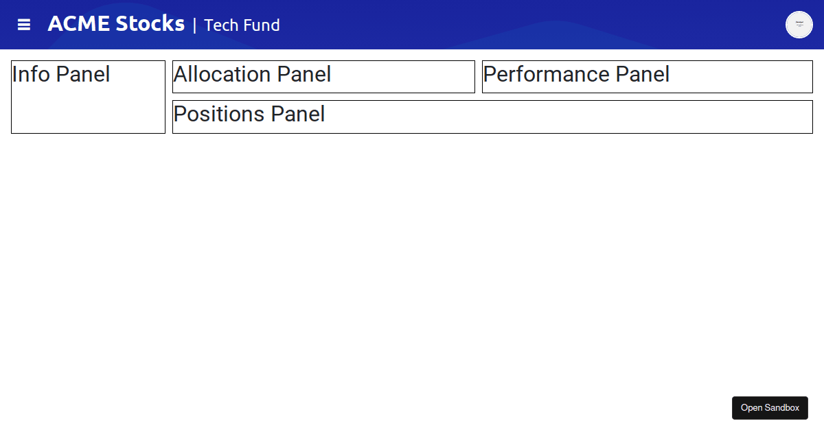 react-financial-dashboard - Codesandbox