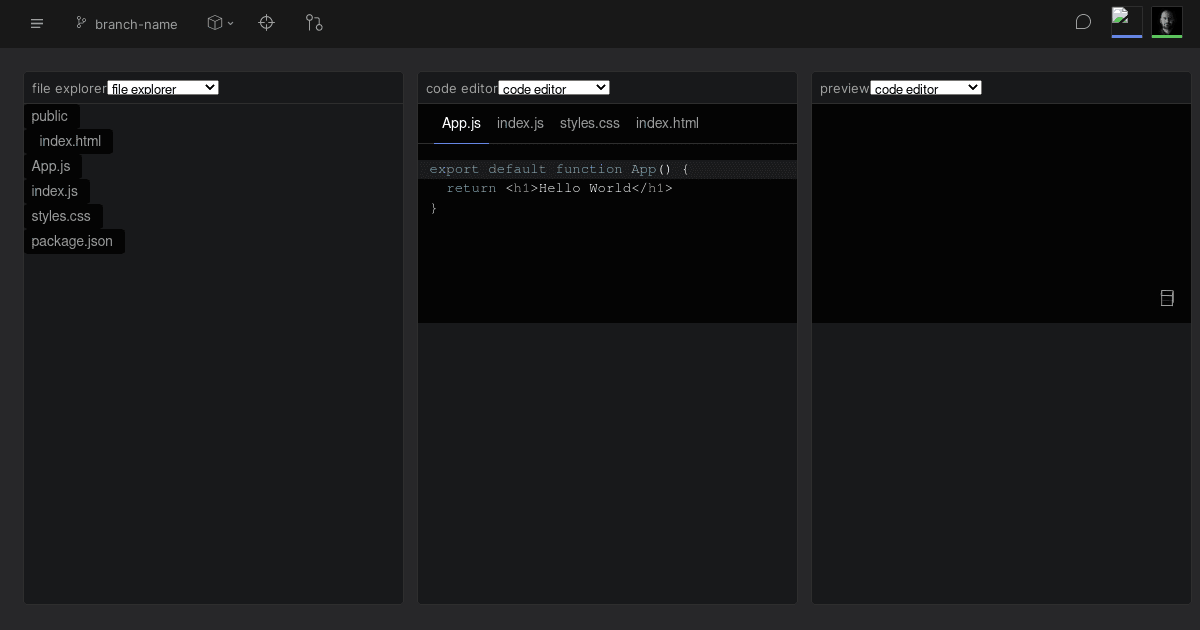 Drag 3 area's - Codesandbox
