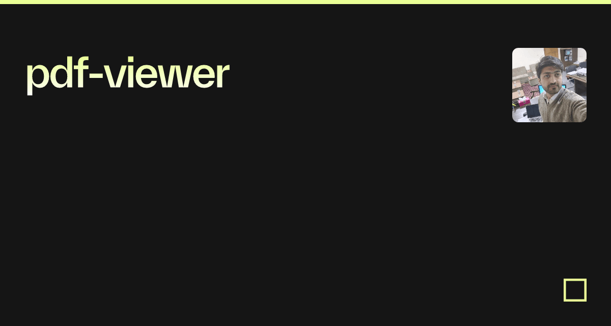 pdf-viewer - Codesandbox
