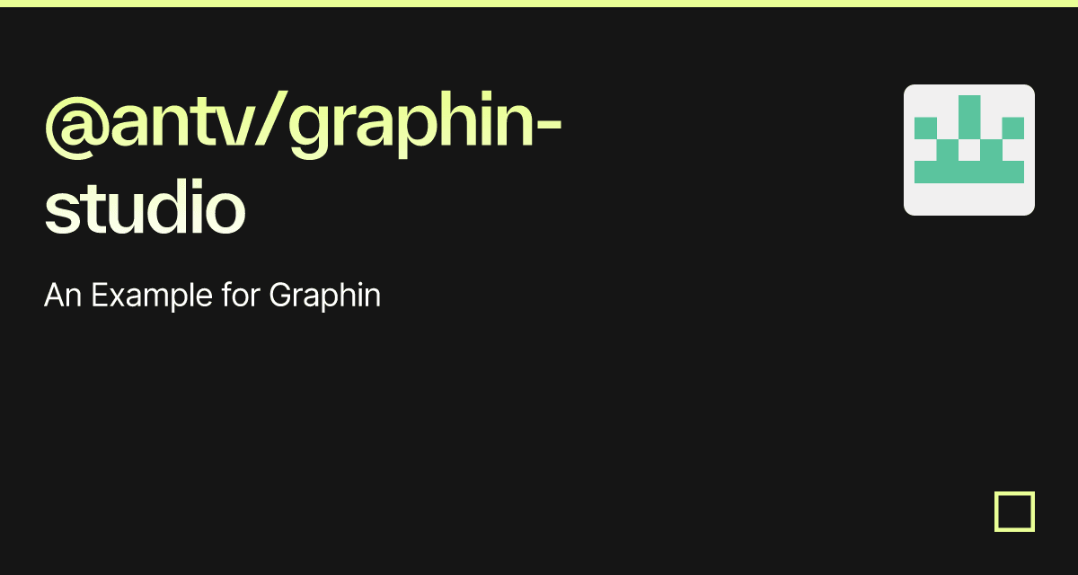 @antv/graphin-studio - Codesandbox